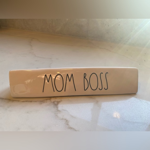 Rae Dunn | Art | Mom Boss Desk Sign | Poshmark